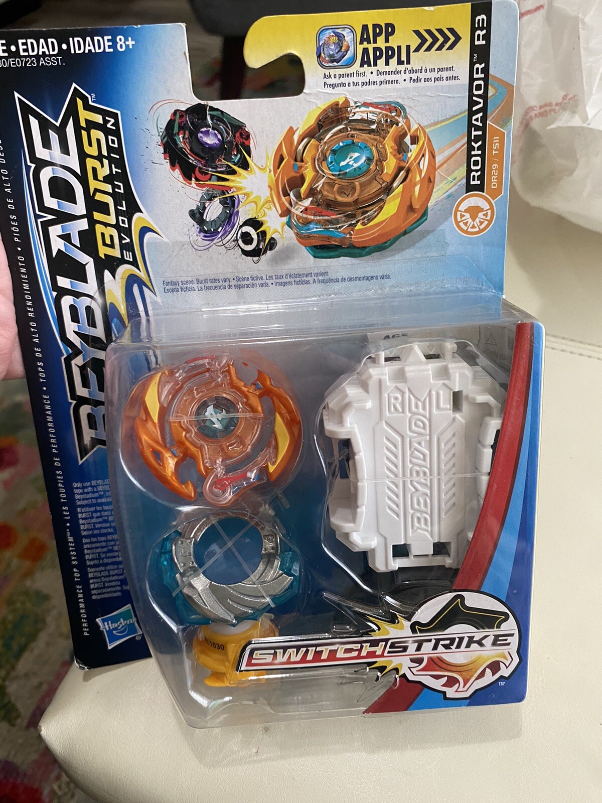 Hasbro Beyblade Burst Evolution Switch Strike Roktavor R3 for sale ...