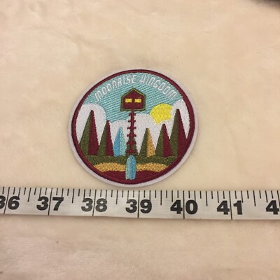 Great Outdoors Hiking Camping Moonrise Kingdom Tower Iron On Patch New ...