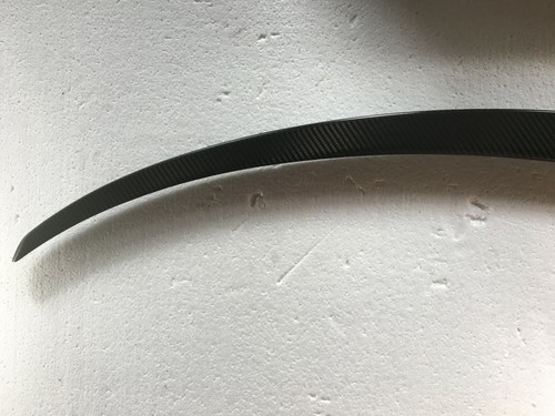 Genuine Tesla Model Y Performance Black Carbon Fiber Trunk Lip Spoiler ...