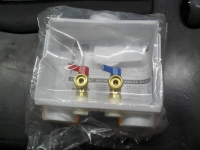 IPS Corp 82055 Washing machine box w/ quarter turn valves 1/2" CPVC | eBay