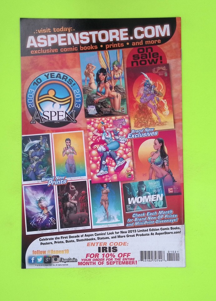 All New Executive Assistant Iris #1b Vol. 4 2013 Aspen MLT Inc. Variant A26-43 | eBay