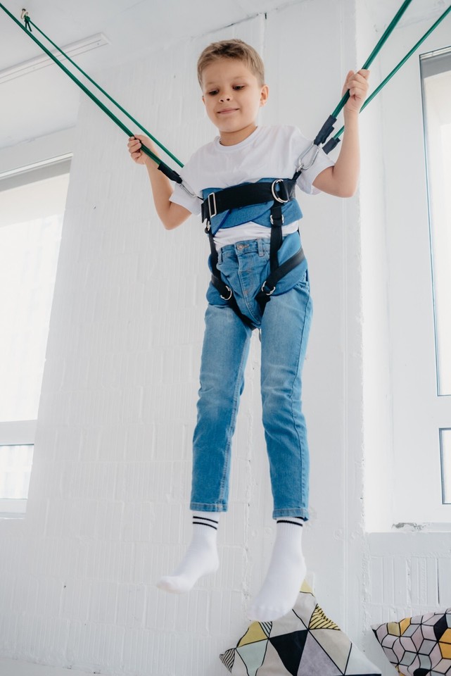 Indoor Bungee Jumping.Home Bungee Playground Set. Summer Camp Outdoor ...