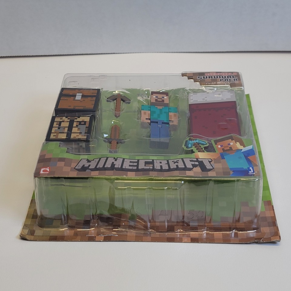 Official Minecraft 2014 Series 1 Overworld Player Survival Pack Playset ...