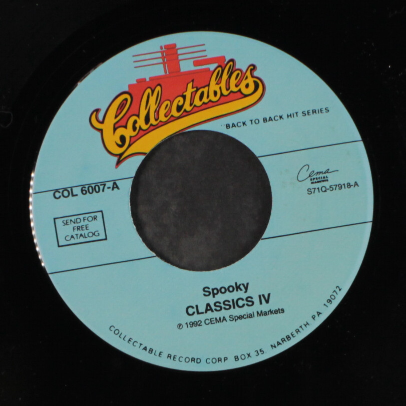 CLASSICS IV: stormy / spooky COLLECTABLES 7" Single 45 RPM | eBay