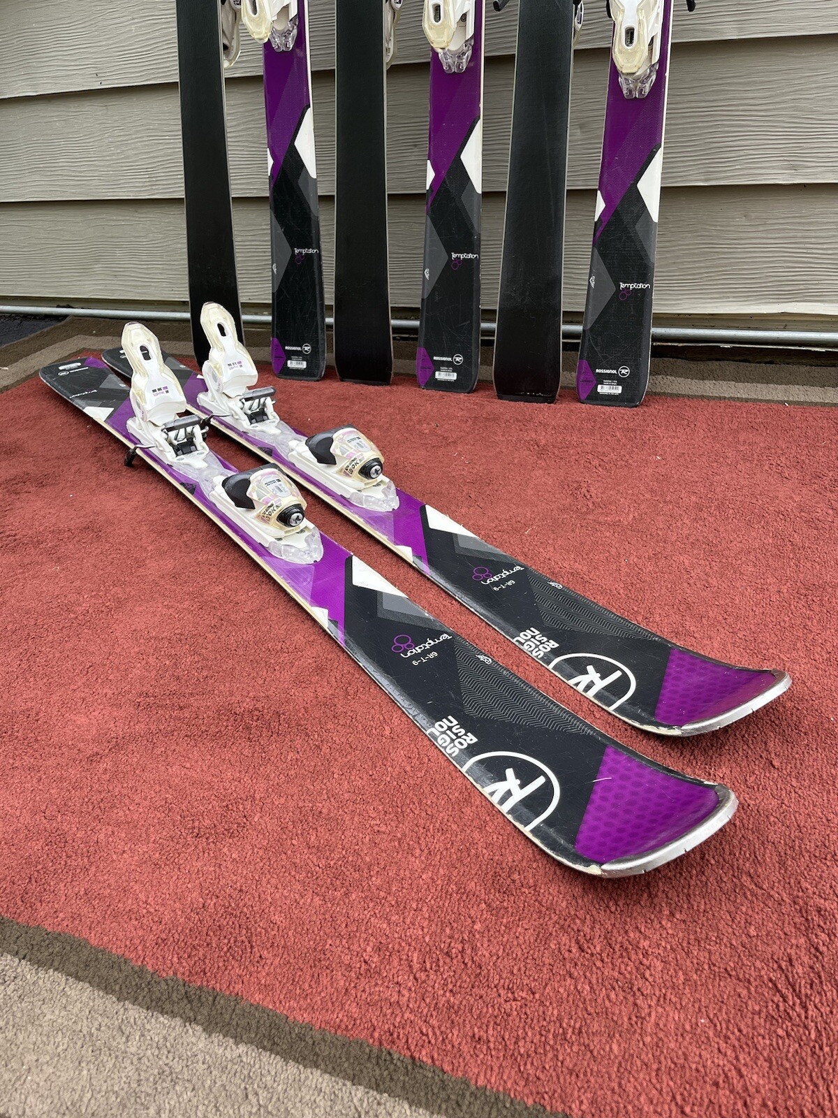 Rossignol Temptation 80 Womens Ski's w/ Look Xpress 11 Adjustable ...