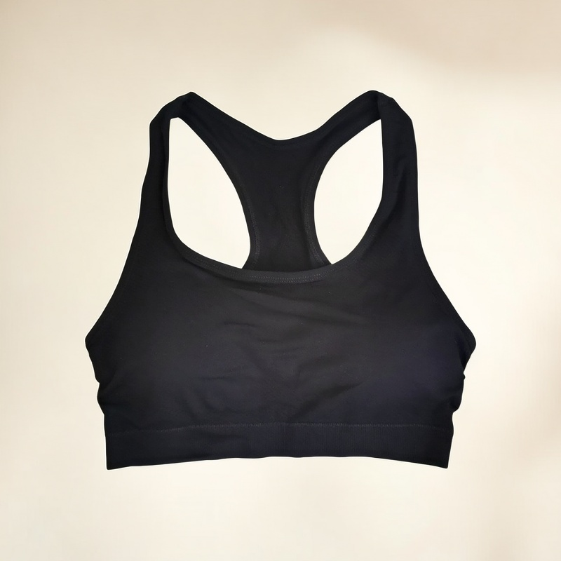 Fast Dry Padded Sport Bras Seamless Wire Free Weight Support Tank ...
