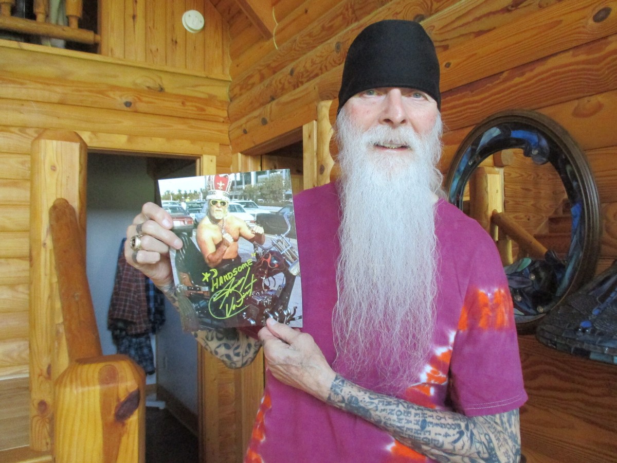 Jimmy Valiant Tattoos Signed WWE Hall Of Famer Handsome Jimmy Valiant