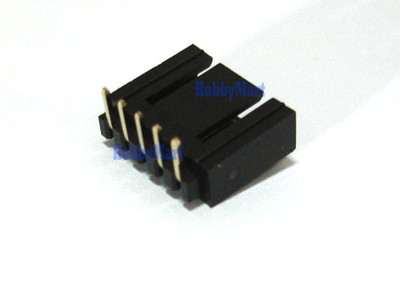 2543 Molex 2.54mm 5-Pin Right Angle PCB Socket with LOCK Connector x 50 ...