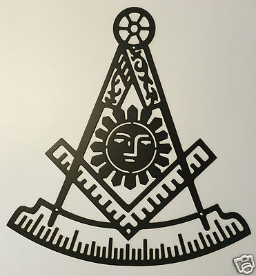 Masonic Past Master Square and Compass Metal Wall Art Sign | eBay