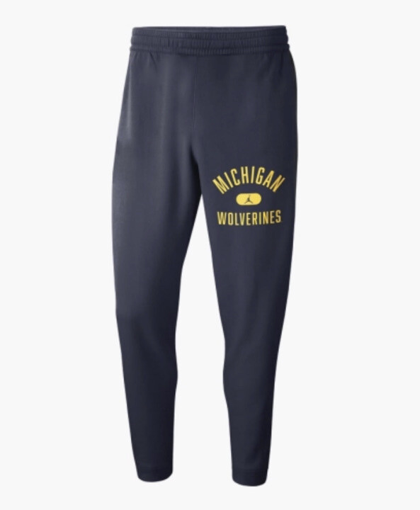 Rare Nike Jordan Michigan Wolverines Spotlight Jogger Pants Mens Sz L ...
