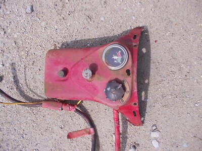 Farmall Cub IH Tractor ORIGINAL dash panel gas tank support w/ switches ...