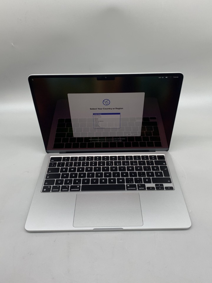 Apple MacBook Air 13" A2681 M2 3.49GHz 2022 8GB LPDR5 256GB SSD Silver ...
