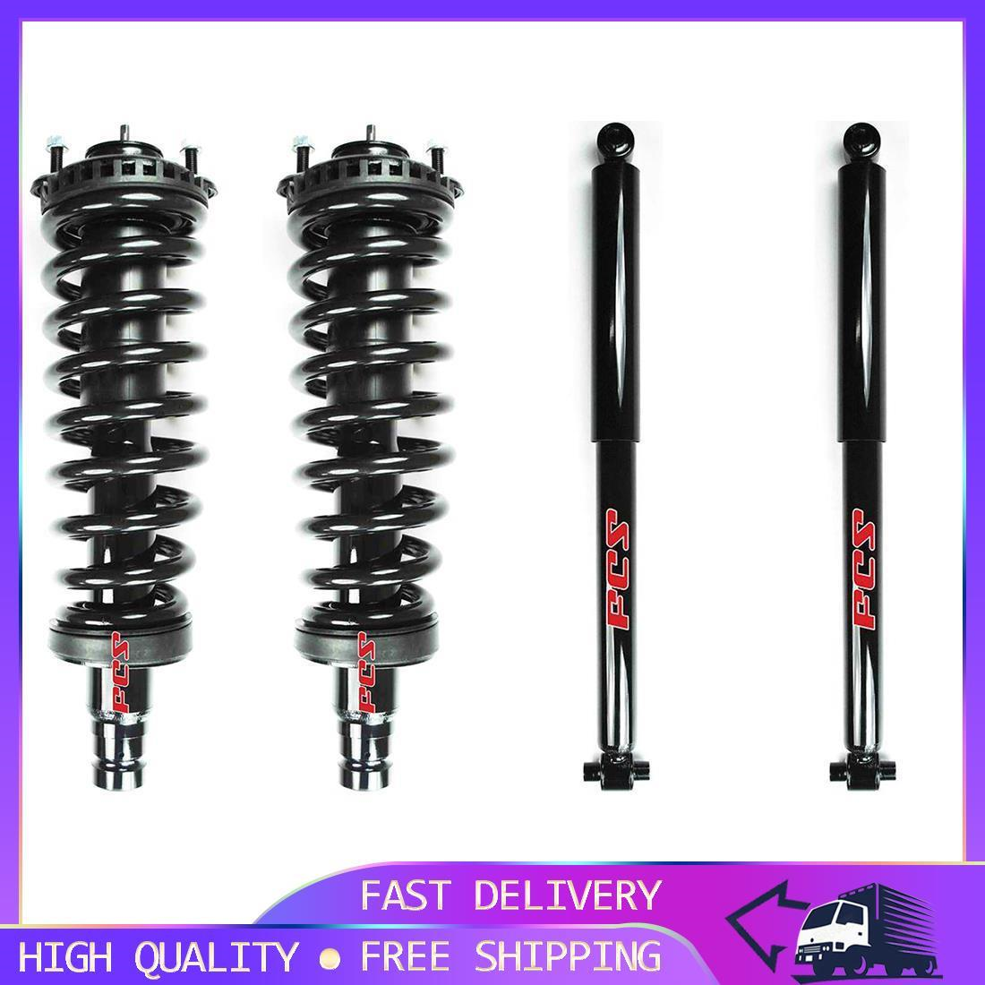 Front Struts + Rear Shocks Fits GMC Envoy Chevy Trailblazer SSR Saab 9 ...