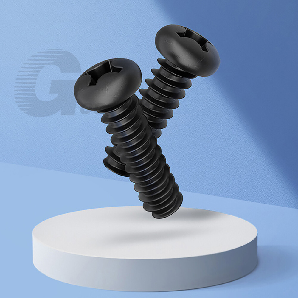 M2 Self Tapping Screws Blunt Point Pozi Pan Head Tappers Zinc Plated ...