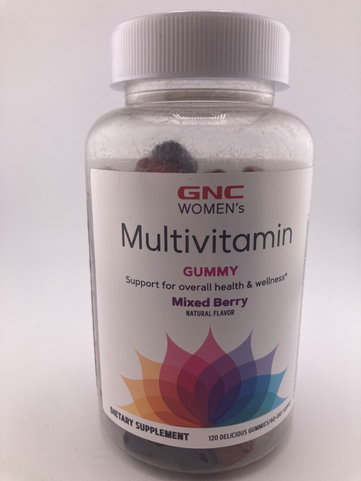 2 GNC Women's Multivitamin Gummy Mixed Berry Flavor - 120 Gummies Each ...
