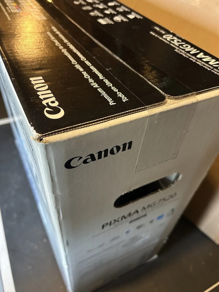 Brand new Canon Pixma MG7520 Inkjet Printer Copy Scan Print (black) | eBay