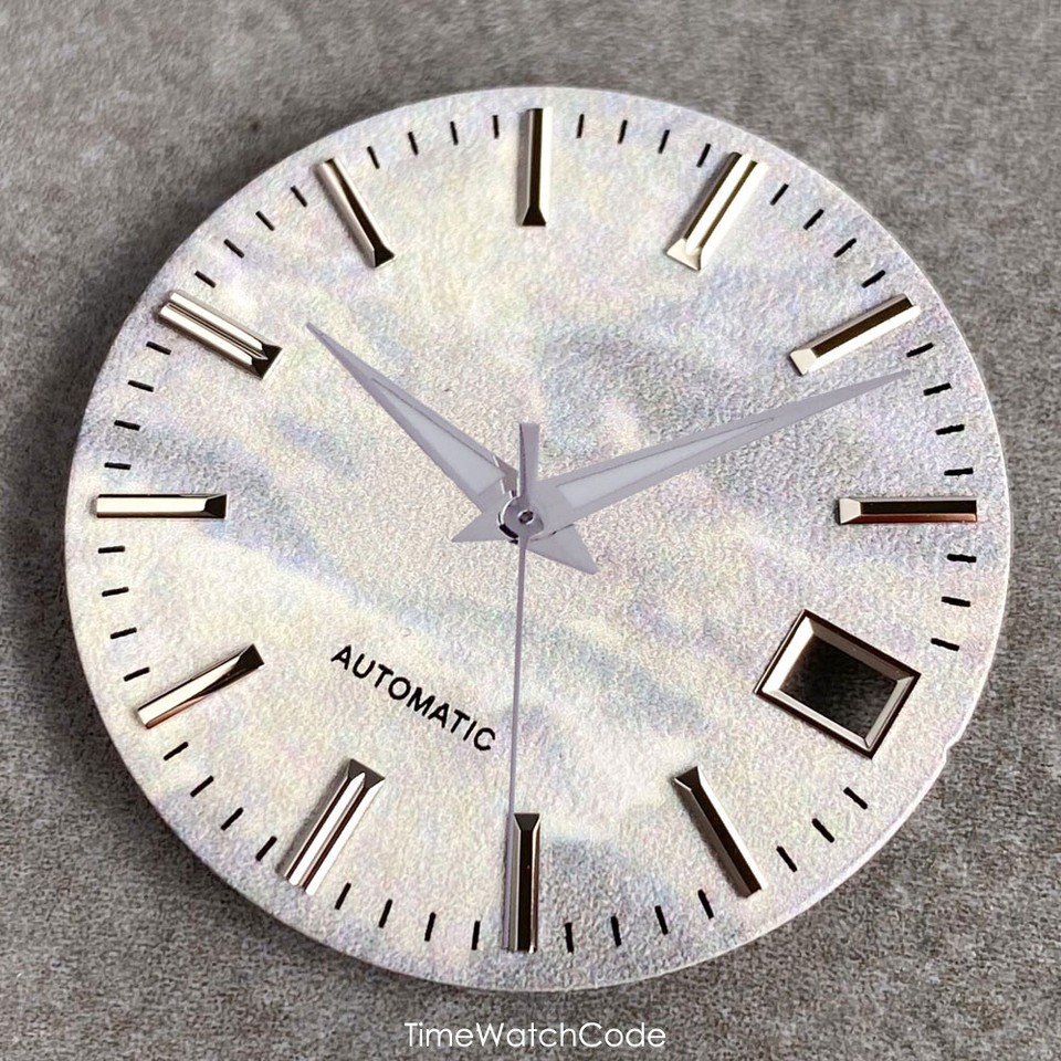 Textured Watch Dial for NH35 NH36 NH38 NH70 NH71 NH72 Metallic Markers ...