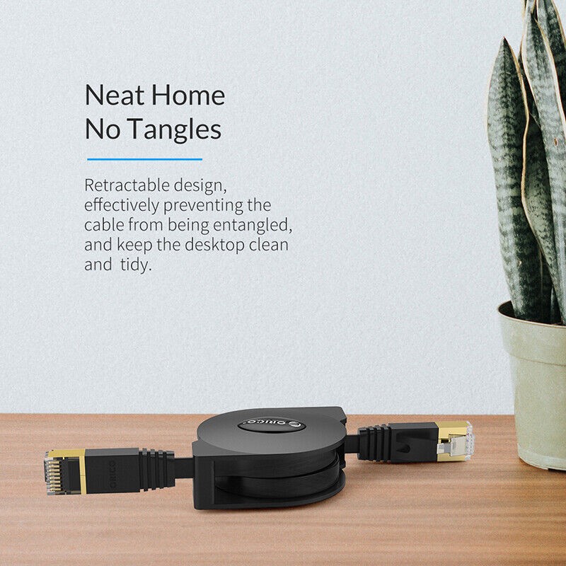 ORICO Ethernet Cable Portable Retractable Ethernet LAN Internet Network ...