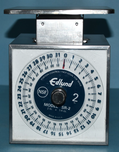 Edlund Heavy Duty Kitchen Scale Model SR-2, 2 LB x 1/4 OZ | eBay