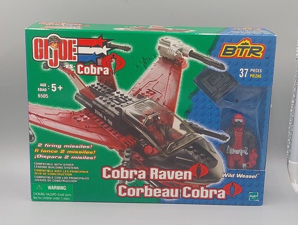 BTR Gi Joe VS Cobra Raven Wild Weasel 6505 39pcs Hasbro 2003 for sale ...