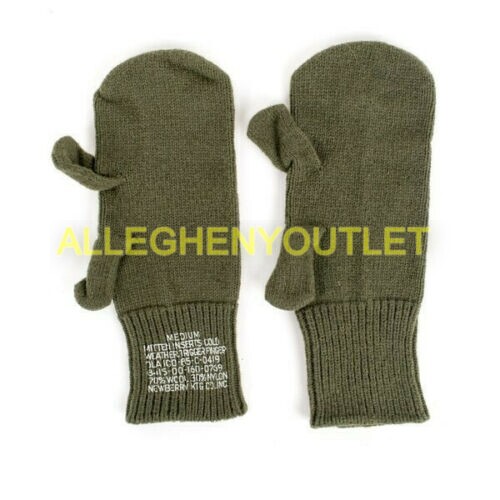 US Military TRIGGER FINGER MITTEN GLOVES w/ LINER INS… - Gem