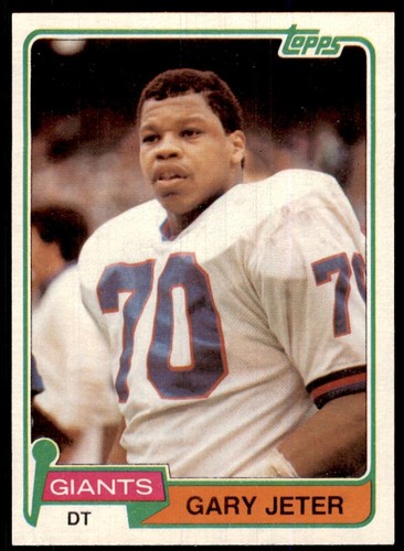 1981 TOPPS GARY JETER NEW YORK GIANTS #289 | eBay