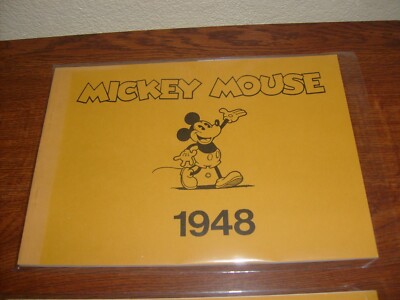 MICKEY MOUSE 1948 & 1949 (SOFTCOVER), DAILY COMIC STRIPS, COMPLETE YEAR ...