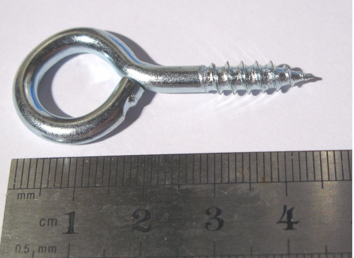 Closed Cup Hooks Silver Twist Suction Cup Hooks Removable, Heavy