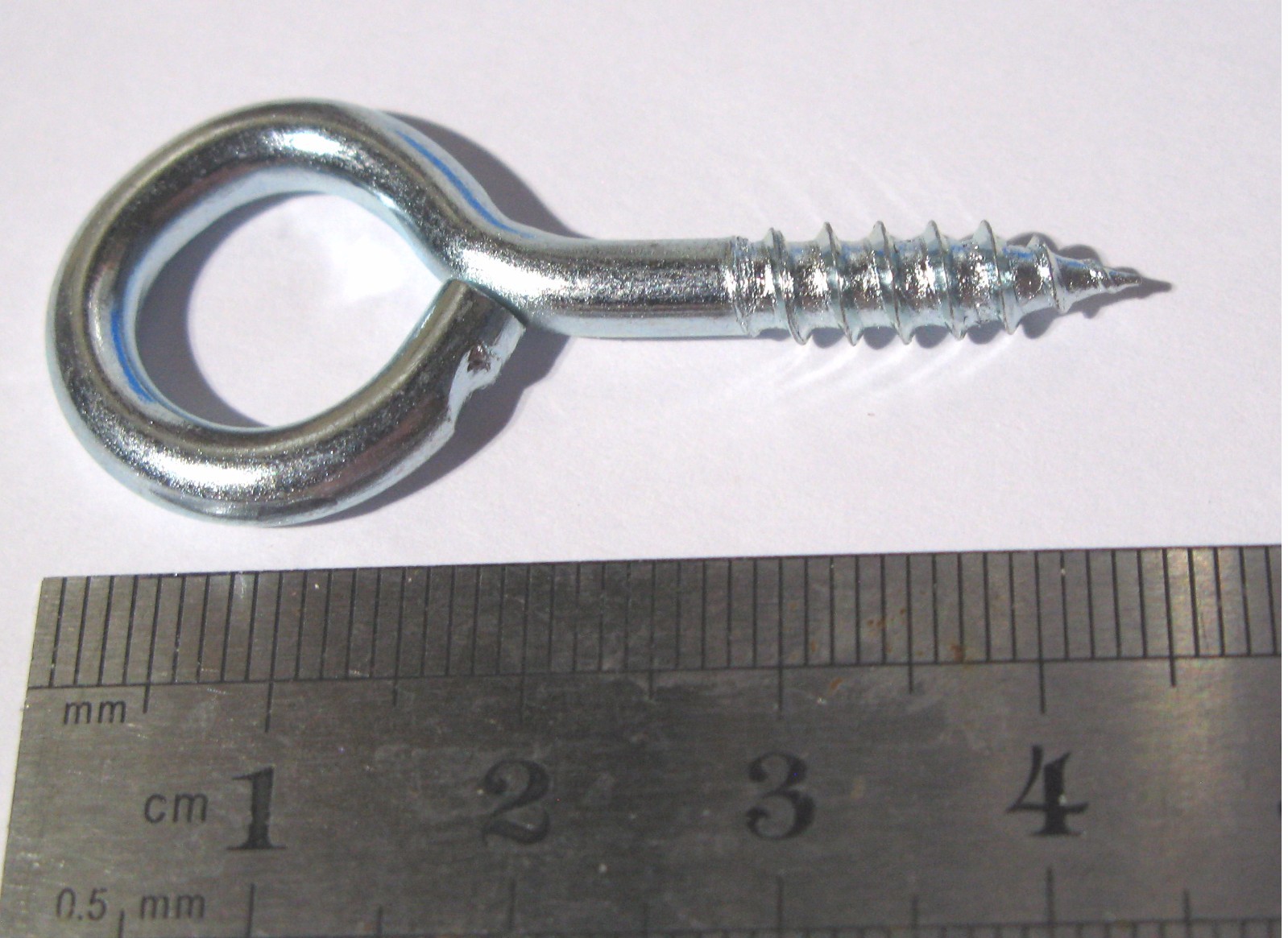Heavy Duty Steel - Screw Eyes - Vine eye - Hook Hanger Loop Closed Cup ...