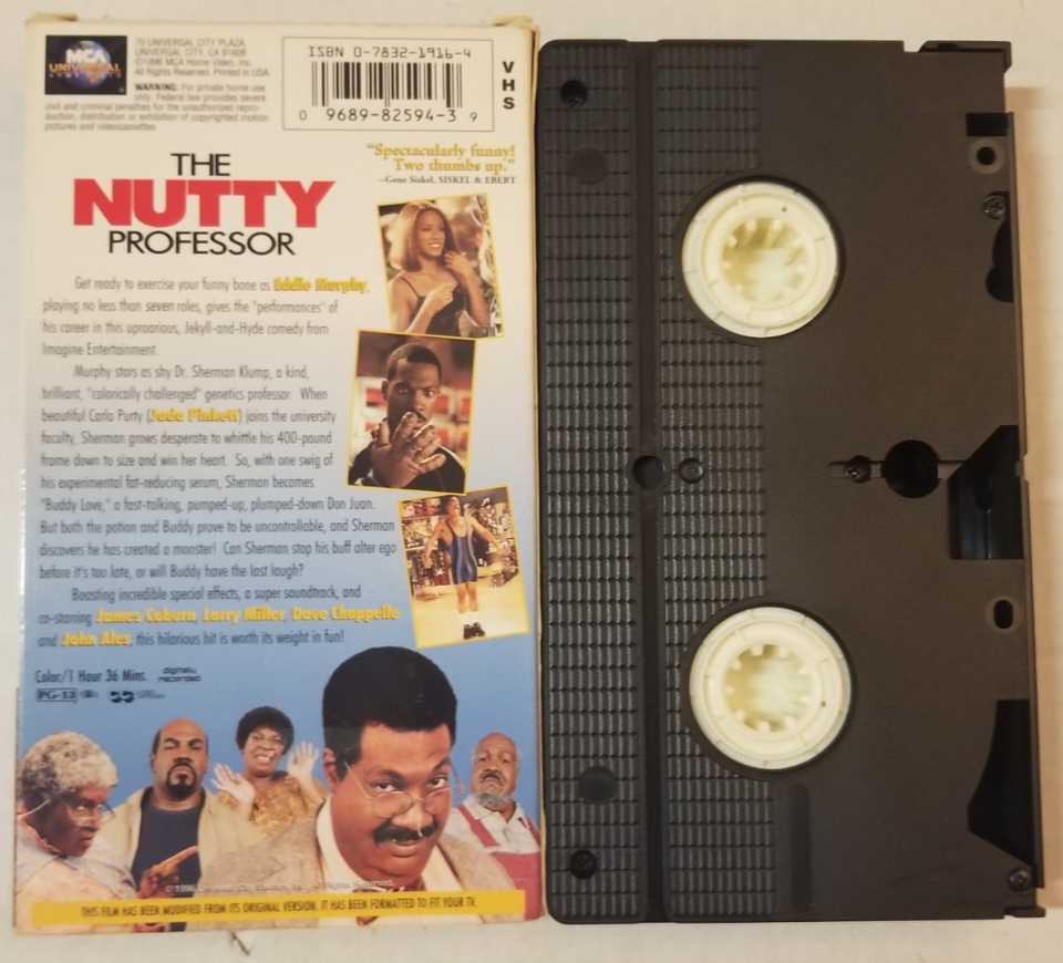 📼 VINTAGE 📼 The Nutty Professor 📼 (VHS, 1996) 📼 TESTED 📼 96898259439| eBay