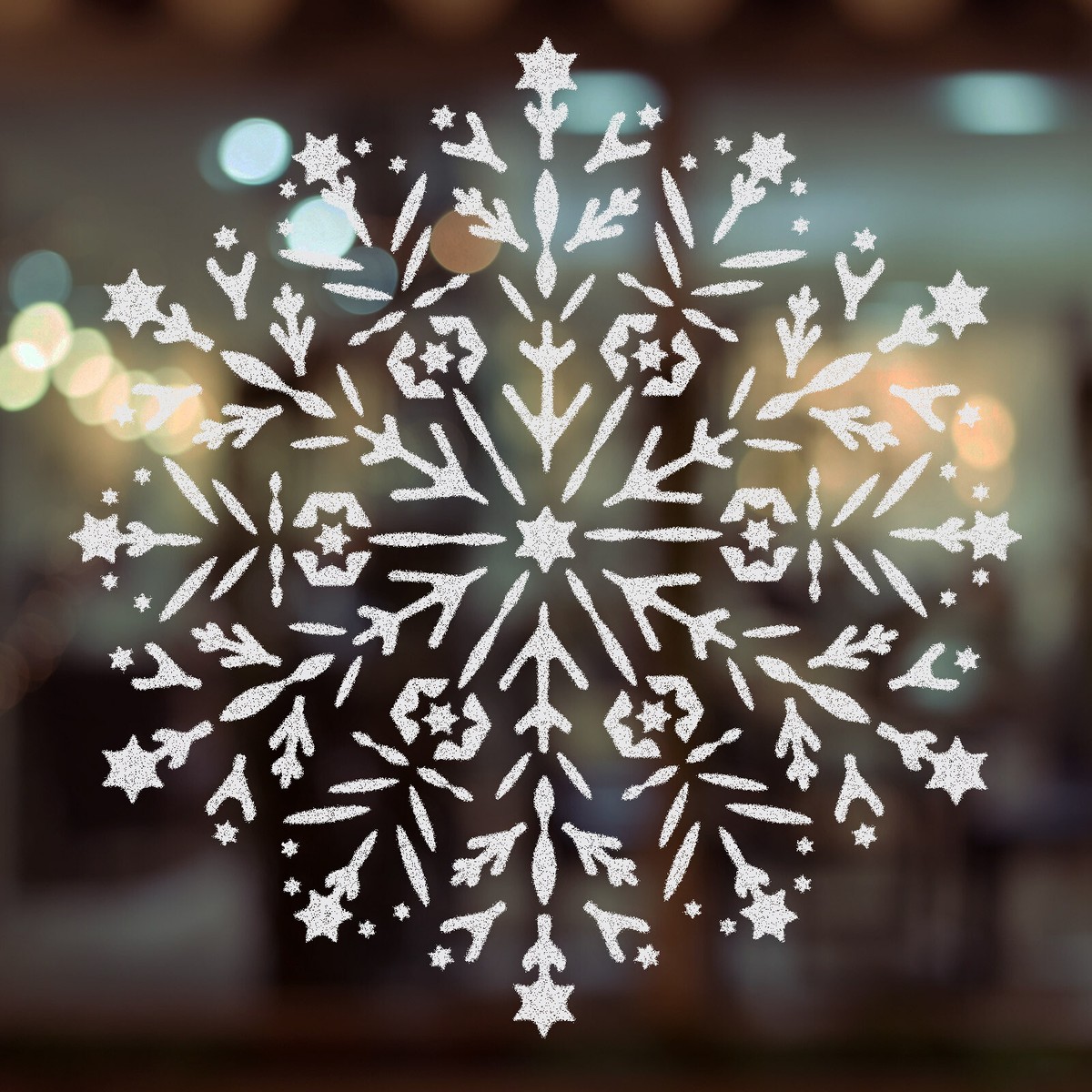 Premium Snowflake Stencil