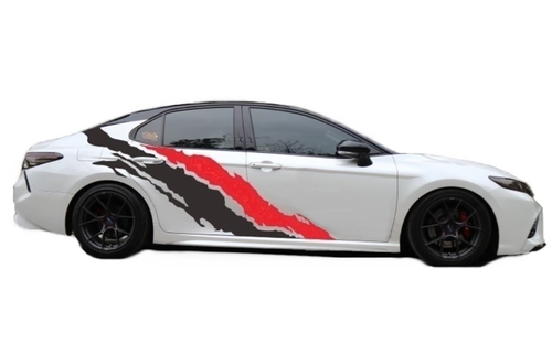 Graphics Mud Splash Stripe Sticker Kit For Honda Civic Accord Side Door ...