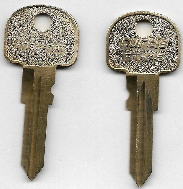 Curtis Key Blank Ft-45 Fits FIAT Ducati Piaggia X167 Ne45 F1-3d GTS for ...