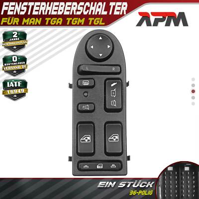 Fensterheberschalter Vorne Links für MAN TGA TGM TGL 81258067098 ...