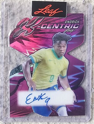 2024 Leaf X-Centric 2/2 Endrick XCA-E1 Pink Prismatic Die-Cut Auto Sp ...