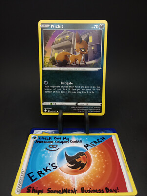 Nickit 047/072 Shining Fates Regular Common Pokemon Card | eBay