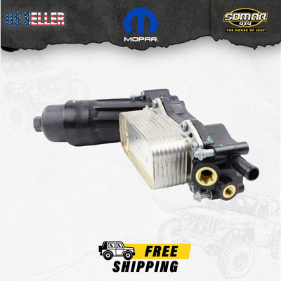 Mopar Engine Oil Filter Housing for Jeep Models 2014-2023 #68596317AB ...