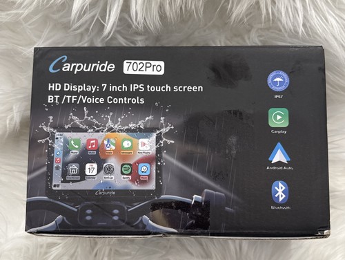 OPEN BOX! Carpuride W702Pro Moto Carplay Intercom Function Wireless ...