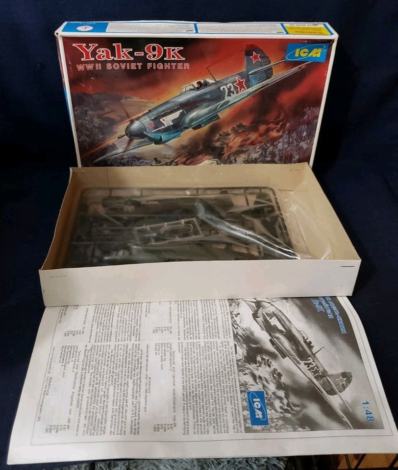 Lot of 6 Fighter Plane Model Kits Messerschmitt, Thunderbolt &More Open ...