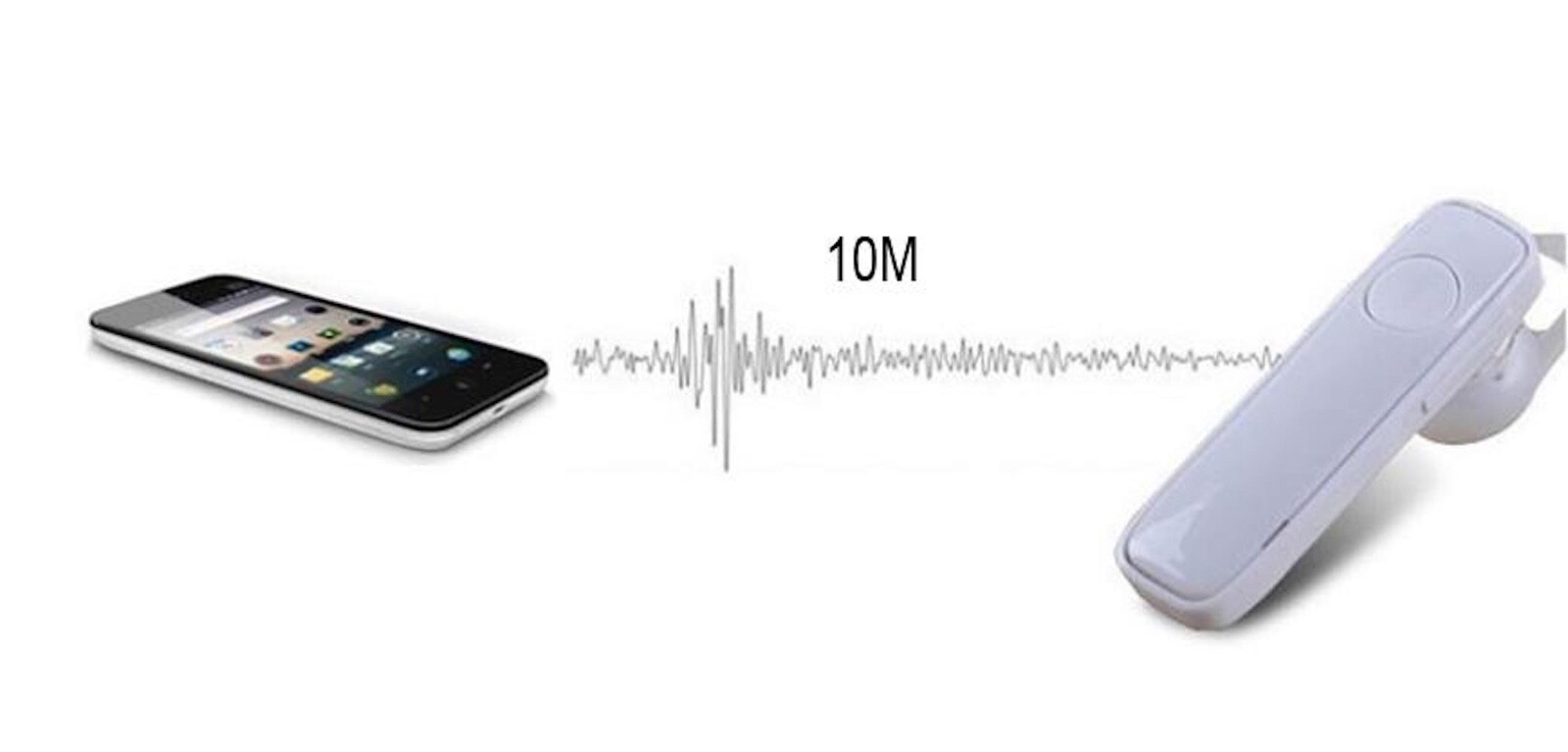 Bluetooth Wireless Rechargeable Headset Hands-free Pro for Apple ...