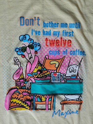 VINTAGE 90'S MAXINE SASSY GRANDMA NIGHTGOWN SHIRT SIZE OSFA | eBay