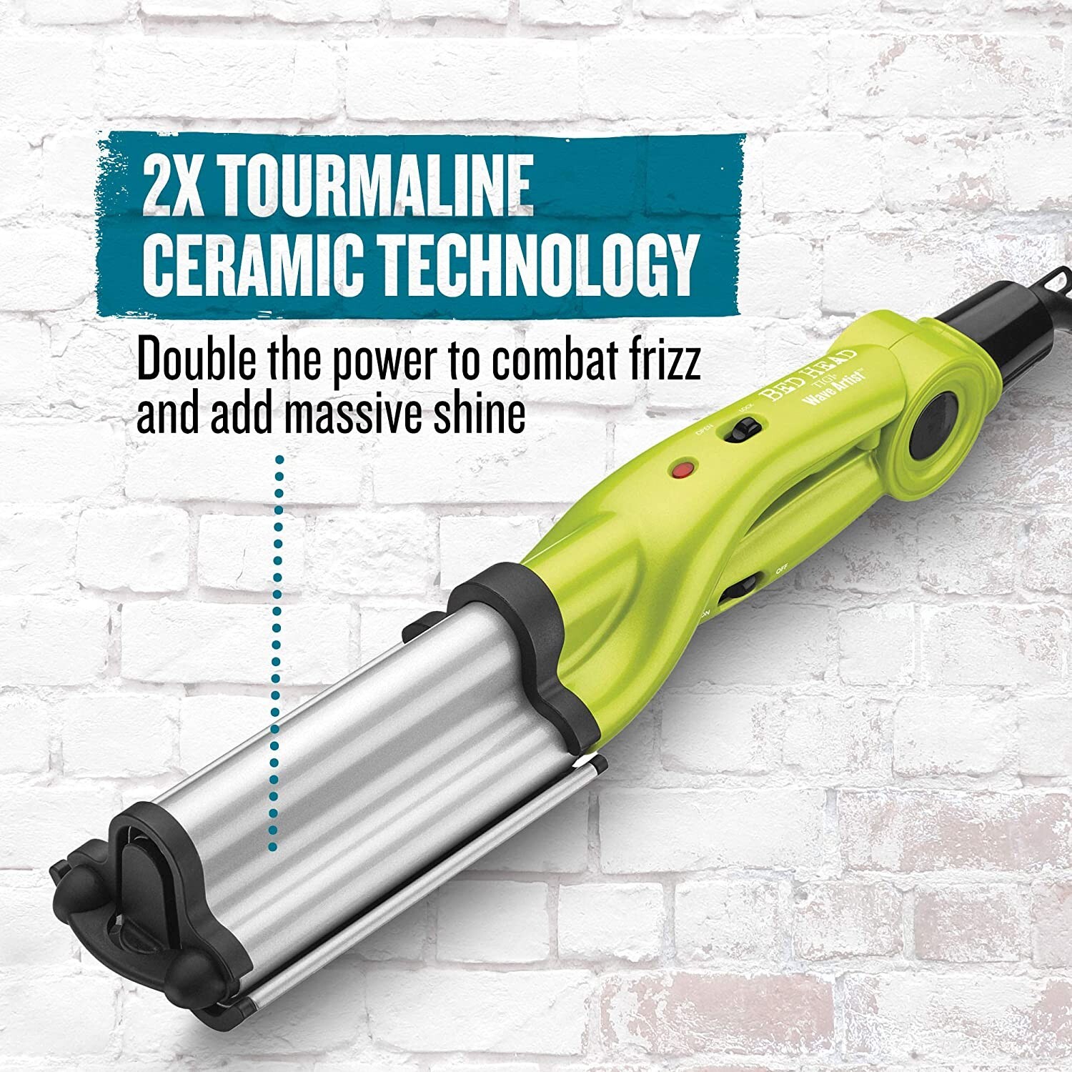 Bed Head Wave Artist Ceramic Deep Hair Waver for Beachy Waves, Green ...