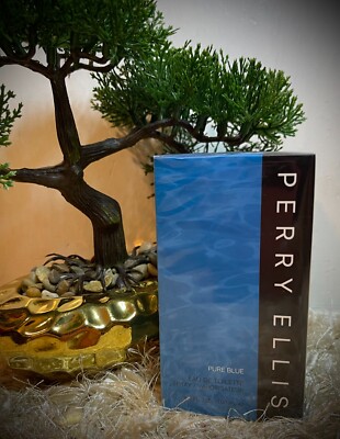 Pure Blue By perry Ellis cologne for men EDT 3.4 oz / 100 ml New in Box ...