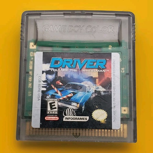 Driver YOU ARE THE WHEELMAN (Nintendo Game Boy Color, 2000) CARTRIDGE ...