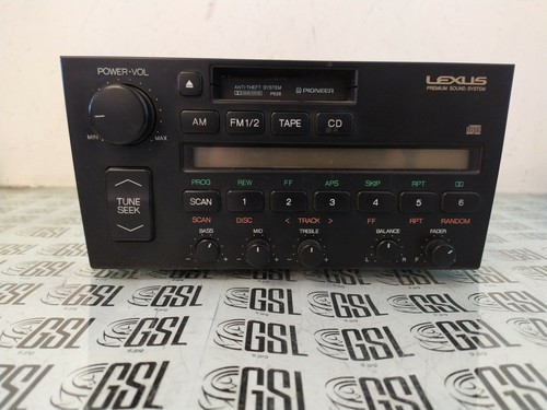 1990-1992 Lexus LS400 Radio #86120-50040 [ BAD CASSETTE ] CD OK | eBay