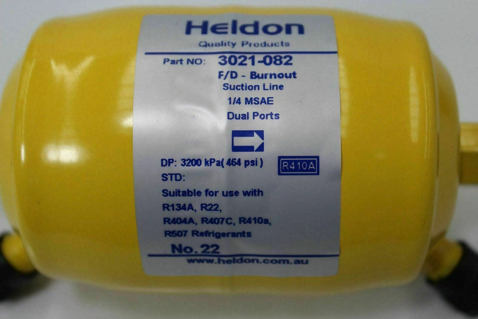 Heldon Burnout Filter Drier - P/N 3021-082 - Dual Ports - for ...