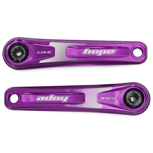 Hope E-Bike Crankset 155mm Crank Arms Specialized Offset - Purple ...