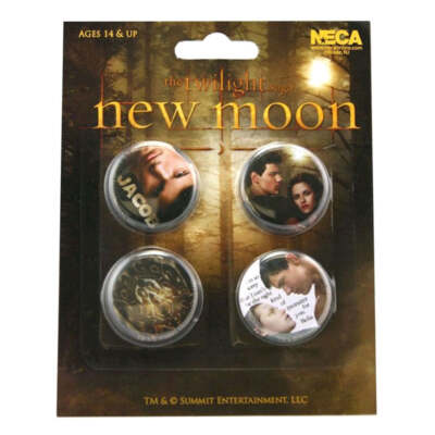 Highly Collectable NECA The Twilight Saga New Moon Pin - Set of Four ...