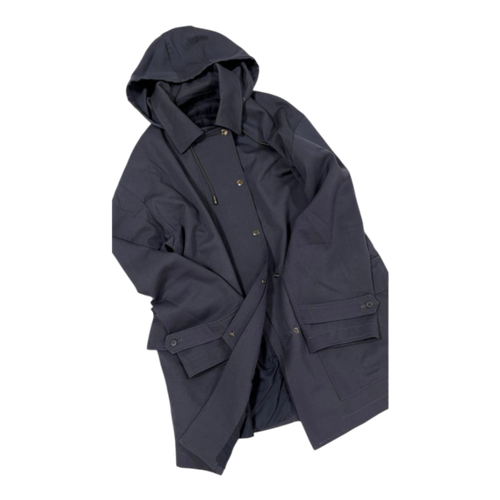 Kenzo Wool Oversized Middle Coat Blue Gray F Used | eBay