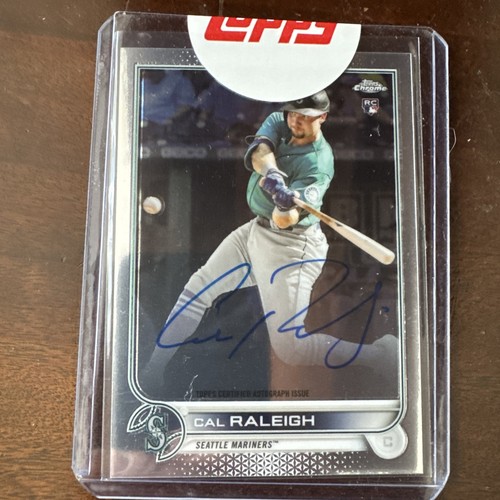2022 Topps Chrome - Rookie Autographs Cal Raleigh #RA-CR (AU, RC) | eBay